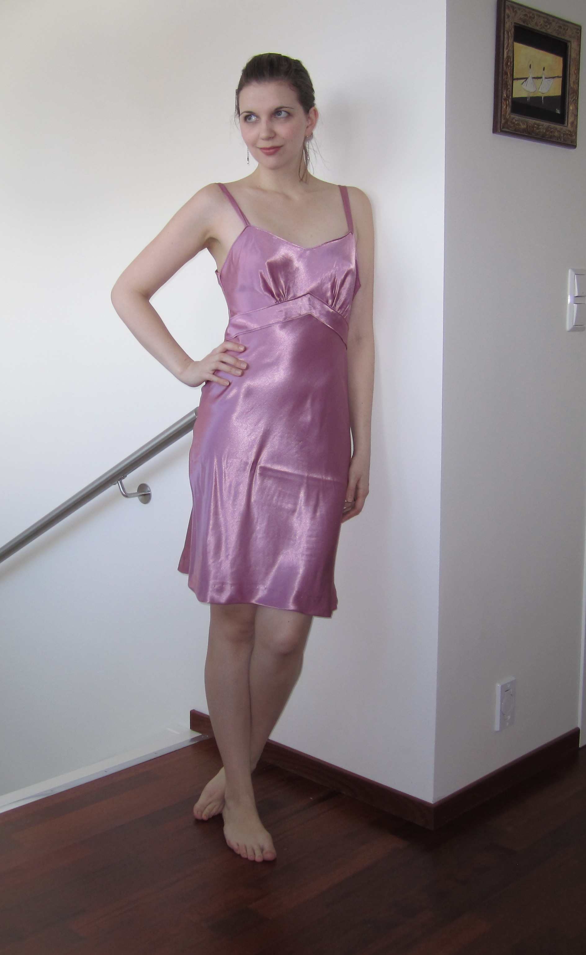 Satin Slip Using a Vintage Pattern – Sewing Projects | BurdaStyle.com