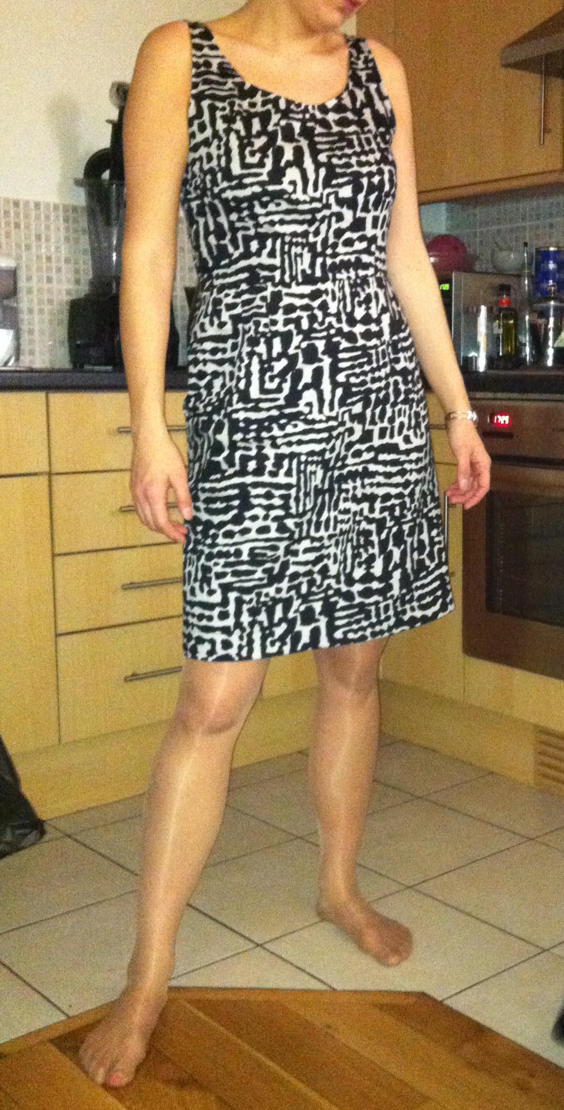 Black And White Dress For Work Sewing Projects
